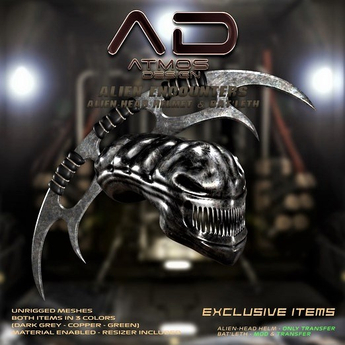 Second Life Marketplace Ad Alien Encounters Set Exclusive Items